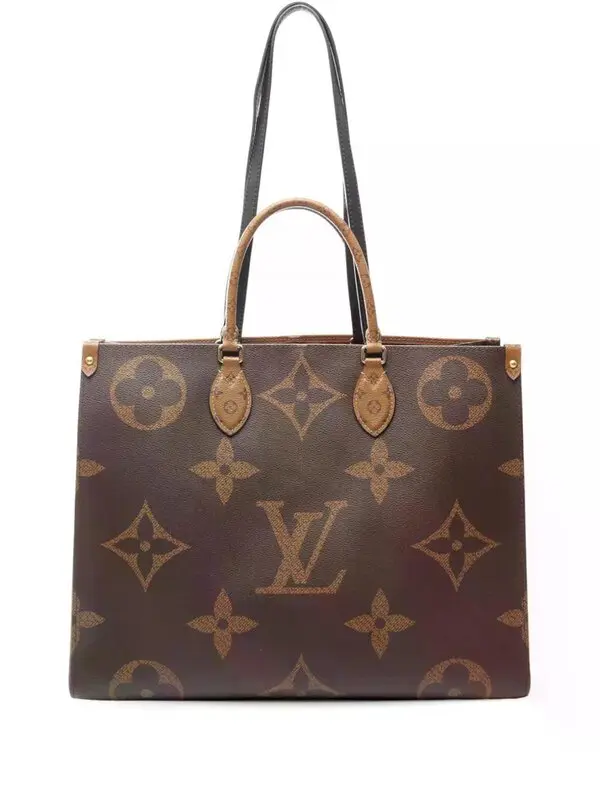 LOUIS VUITTON Monogram Reverse Giant Onthego Gm Satchel