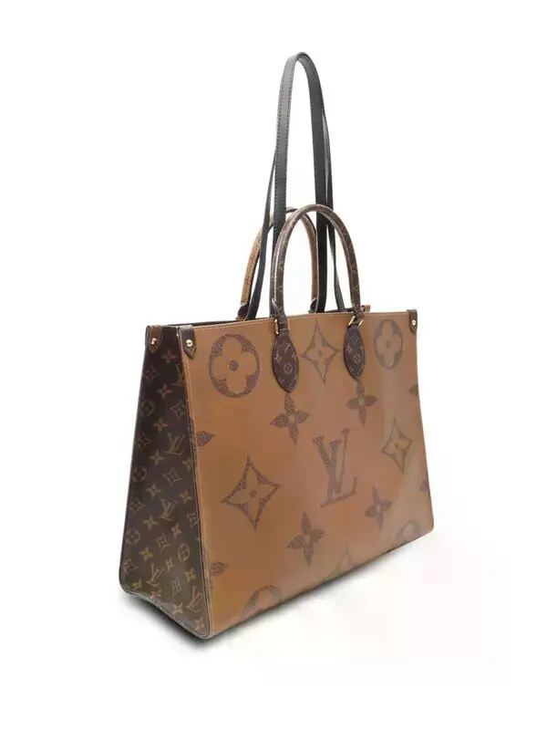 LOUIS VUITTON Monogram Reverse Giant Onthego Gm Satchel