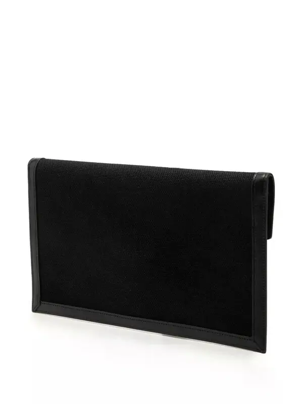 Saint Laurent 2020 Canvas Uptown Pouch Clutch Bag