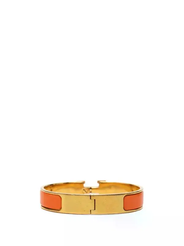 Hermès Enamel And -tone Metal Bracelet - Gold