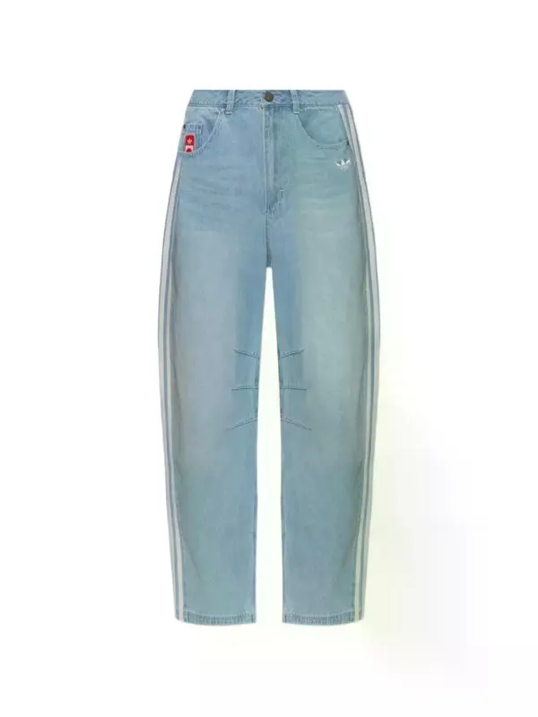 Adidas X Coca-cola Gfx Banana Pants Side-stripe Panelled Jeans