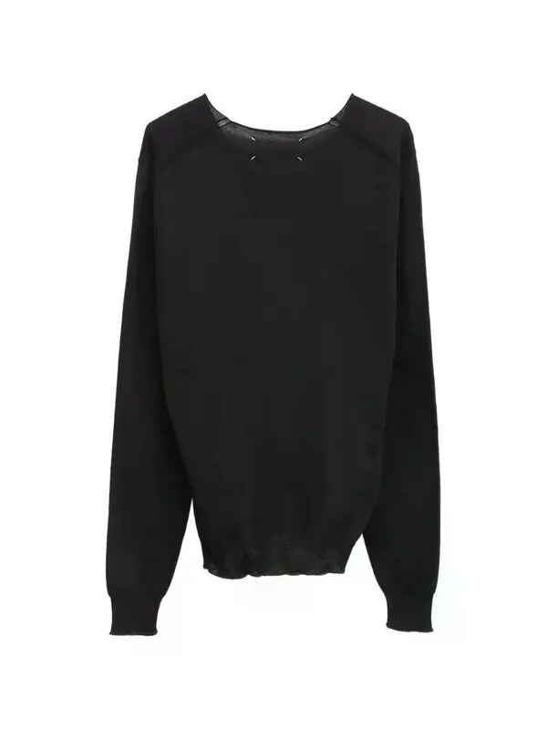 MAISON MARGIELA V-neck Long Sleeve Sweater