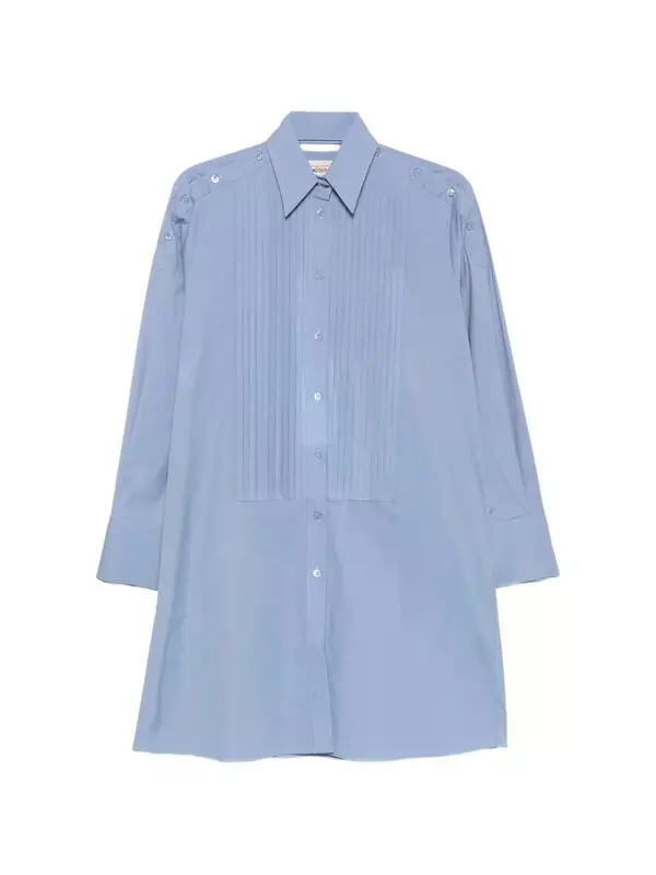SEMICOUTURE Pleated Button-up Shirt