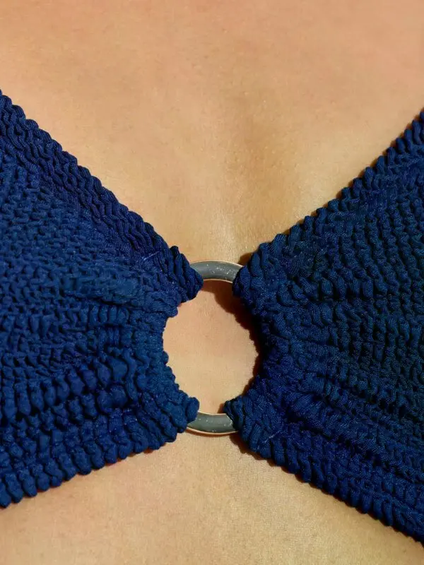 Hunza G Julia Hoop-detail Bikini - Blue