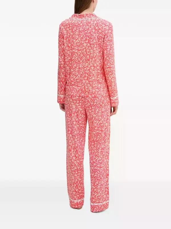 Dkny Floral-print Pajama Set