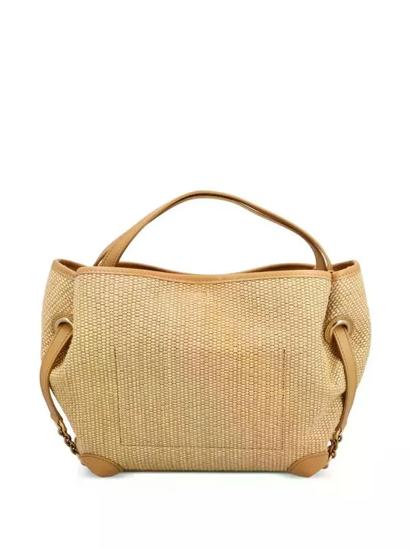 Chloé Small Shoulder Bag With Clover Logo Embroidery