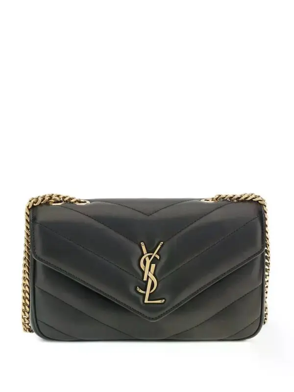 Saint Laurent Small Loulou Quilted Leather Shoulder Bag - Black