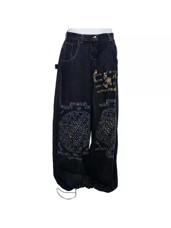 Just Cavalli Printed Relaxed-fit Jeans