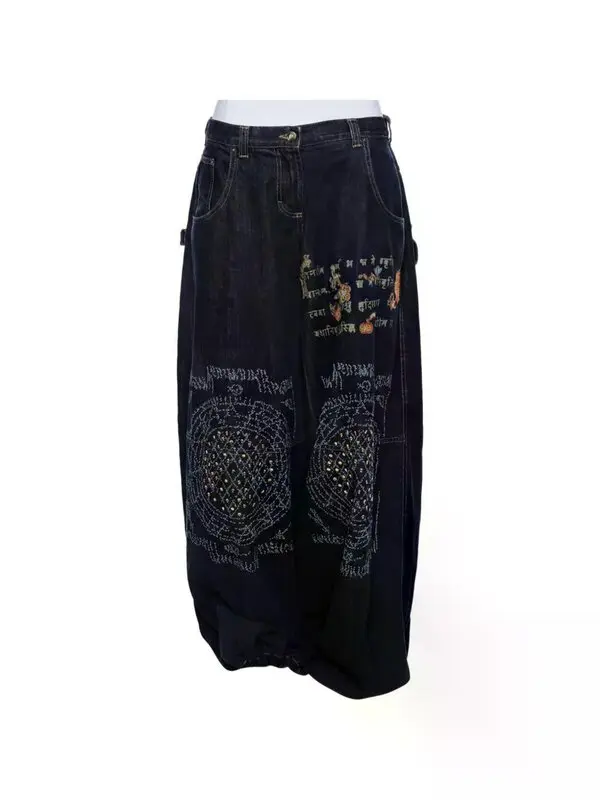 Just Cavalli Printed Relaxed-fit Jeans