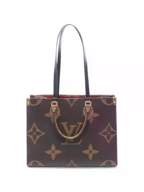 LOUIS VUITTON Monogram Onthego Tote Bag - Brown
