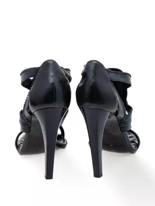 Balenciaga Caged Leather Sandals