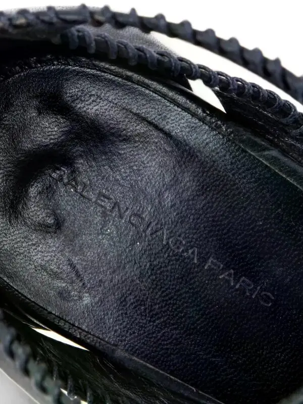 Balenciaga Caged Leather Sandals