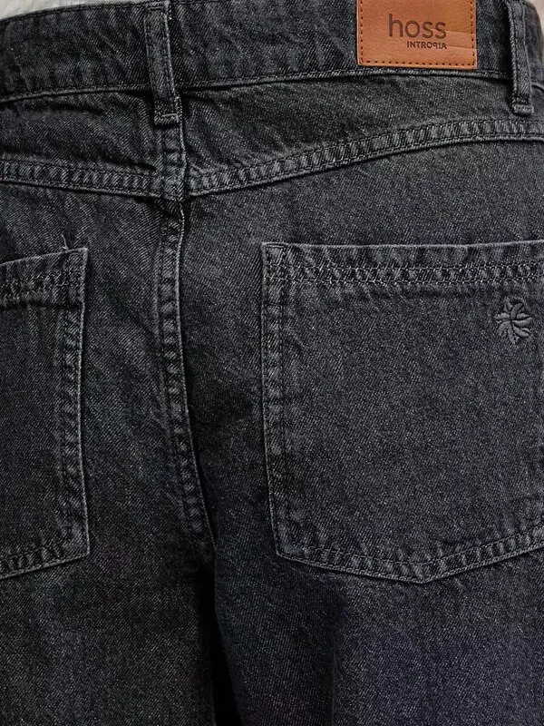 HOSS INTROPIA Wide-leg Denim Shorts