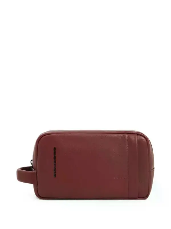 PIQUADRO Logo-plaque Side-handle Toiletry Bag