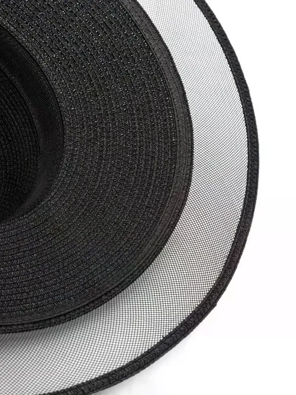 Patrizia Pepe Fly-plaque Wide-brim Hat