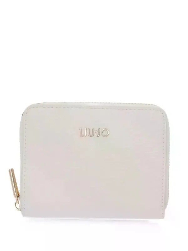 Liu Jo Small Logo-plaque Wallet - White