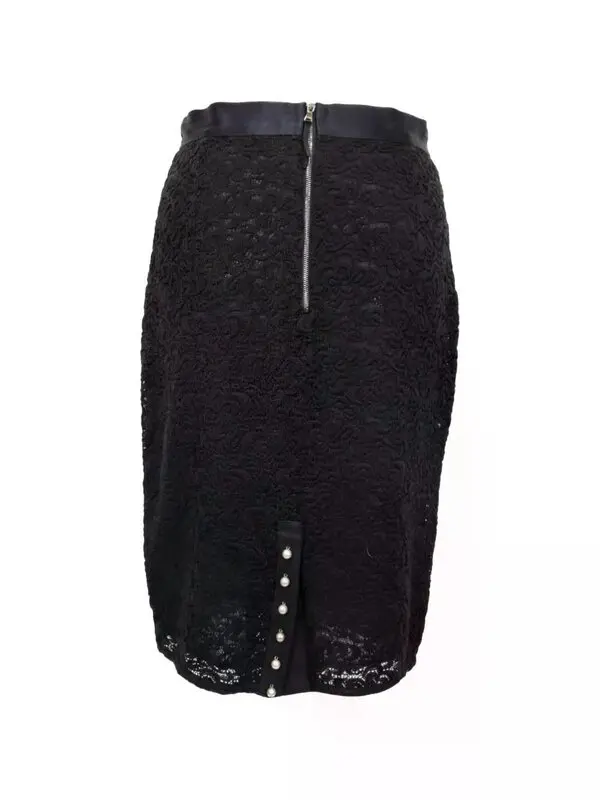 Dolce & Gabbana Lace Pencil Midi Skirt
