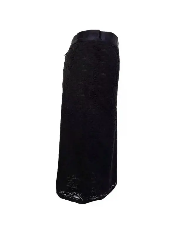 Dolce & Gabbana Lace Pencil Midi Skirt
