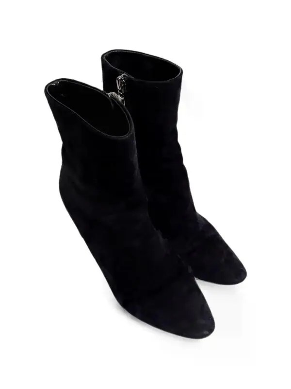 Saint Laurent Loulou Zip Ankle Boots