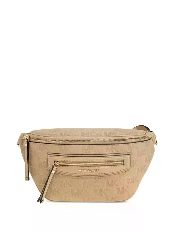 Michael Kors Jet Set Travel Logo-embossed Belt Bag - Neutrals