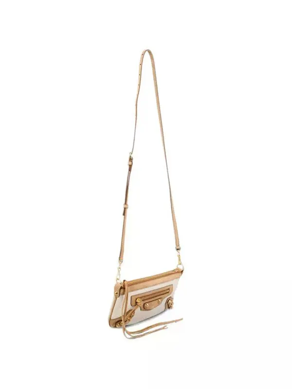 Balenciaga Mini Le City Canvas Shoulder Bag