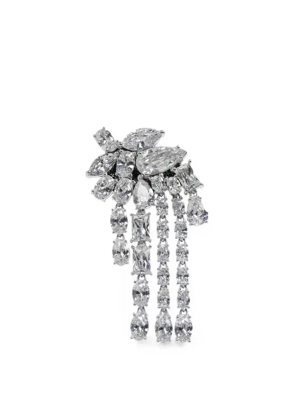 SELF-PORTRAIT Crystal-embellished Drop Earrings