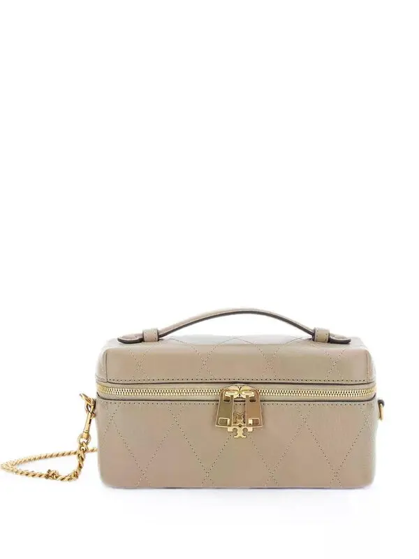 Tory Burch Mini Charlie Quilted Leather Tote Bag