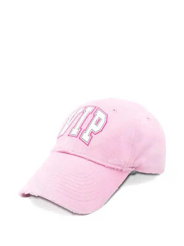 Balenciaga Vip-logo Baseball Cap - Pink