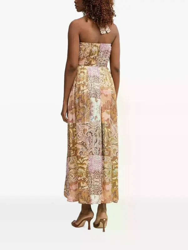 Liu Jo Paisley-print Halterneck Midi Dress