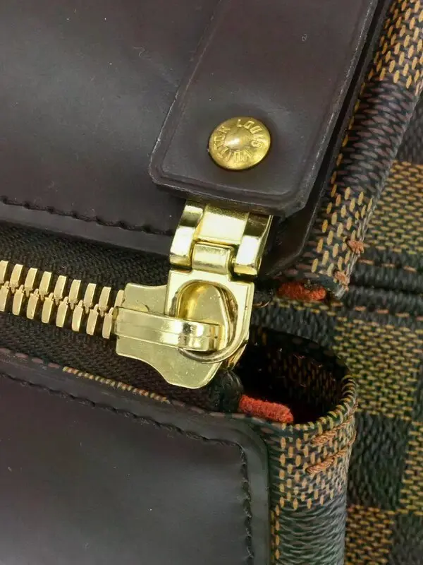 LOUIS VUITTON 2004 Pm Greenwich Damier-pattern Tote Bag