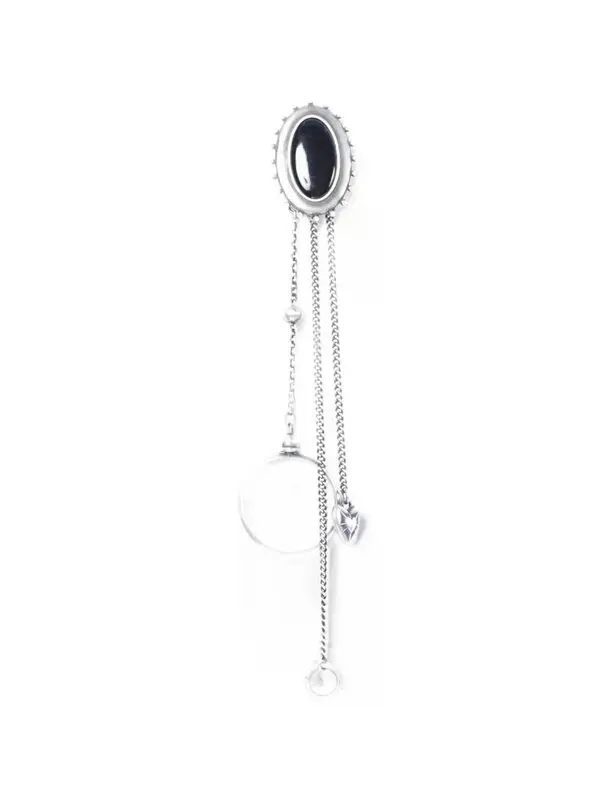 ANN DEMEULEMEESTER Chain-link Heart-motif Brooch