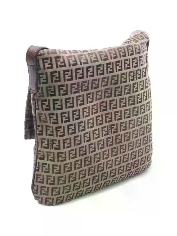 Fendi Zucchino Monogram Cross Body Bag - Brown
