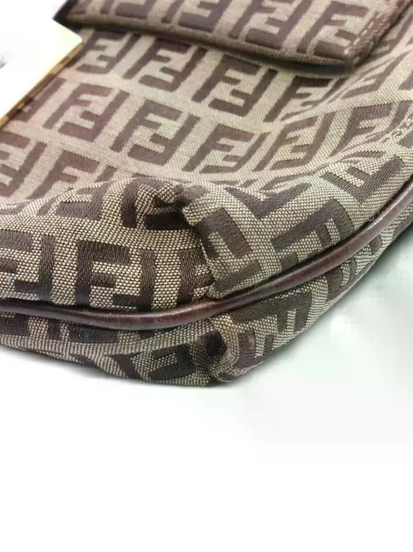 Fendi Zucchino Monogram Cross Body Bag - Brown