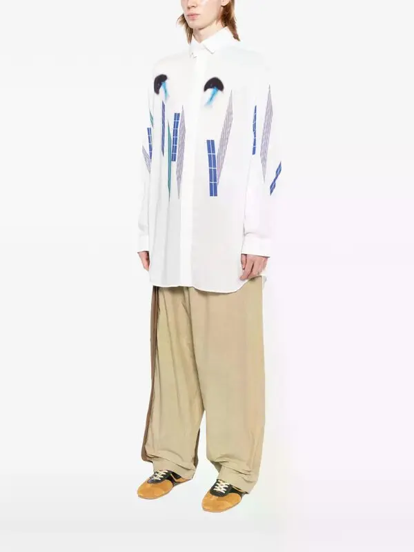 Yohji Yamamoto Motif-print Shirt