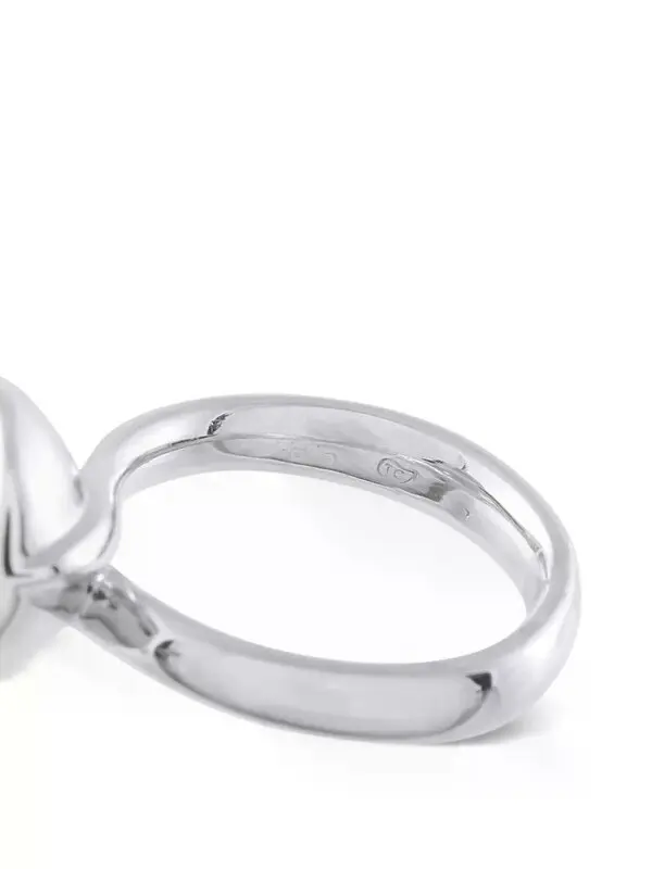 Tamara Comolli Chalcedony Stone Ring - Silver