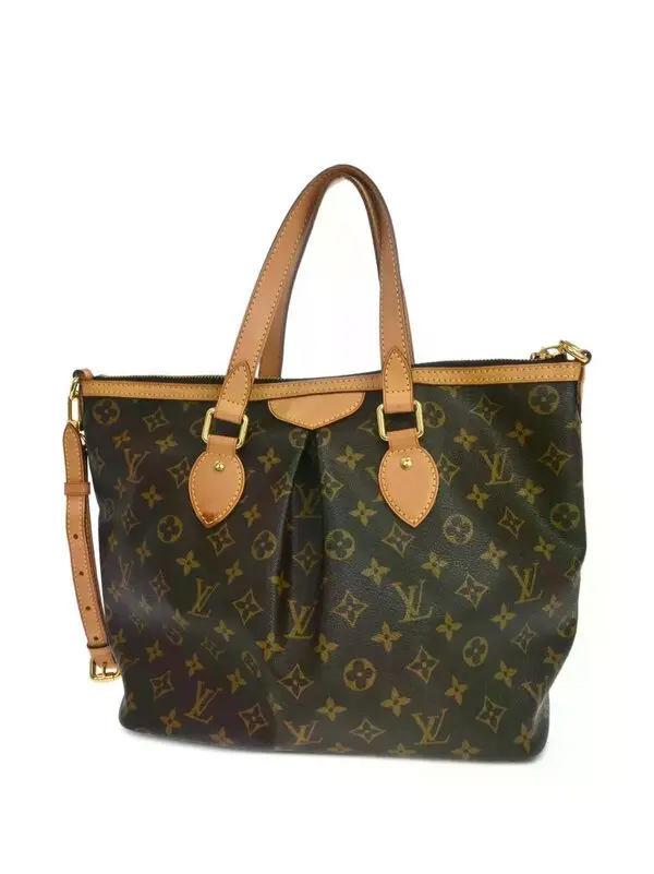 LOUIS VUITTON Palermo Monogram Tote Bag - Brown