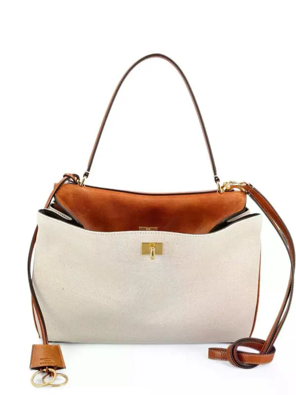 Balenciaga Rodeo Canvas Handbag