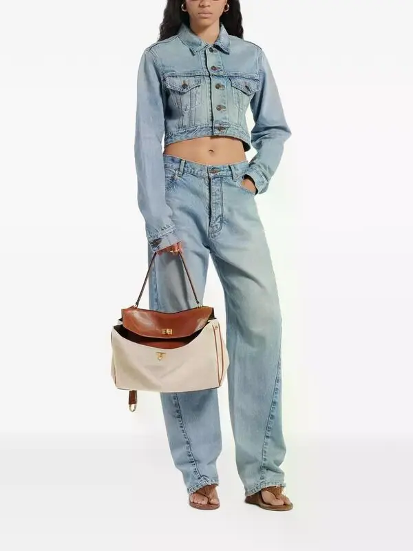 Balenciaga Rodeo Canvas Handbag - Neutrals