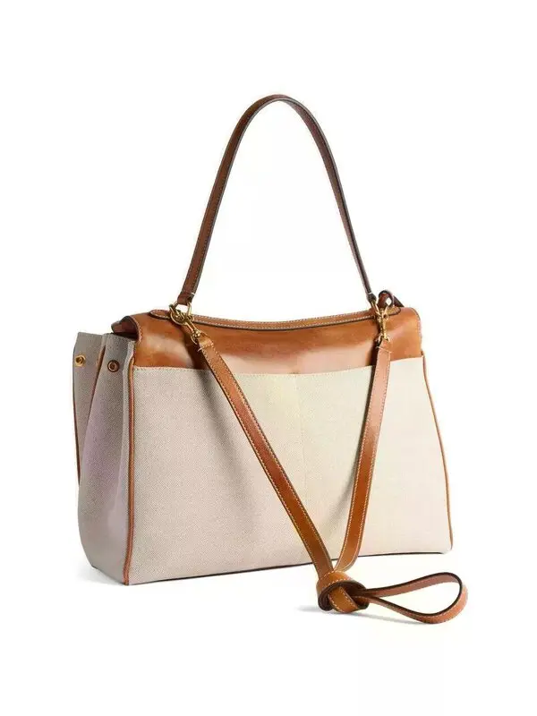 Balenciaga Rodeo Canvas Handbag - Neutrals