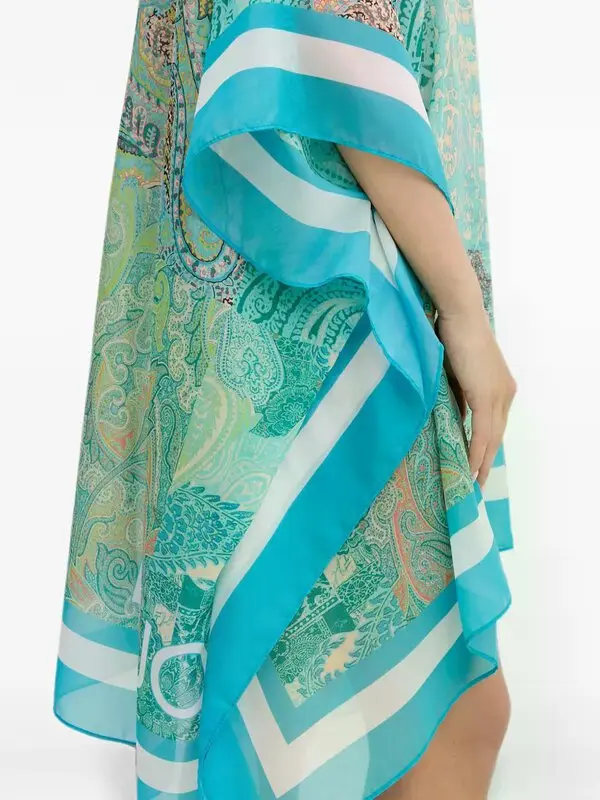 Liu Jo V-neck Kaftan With Logo Print