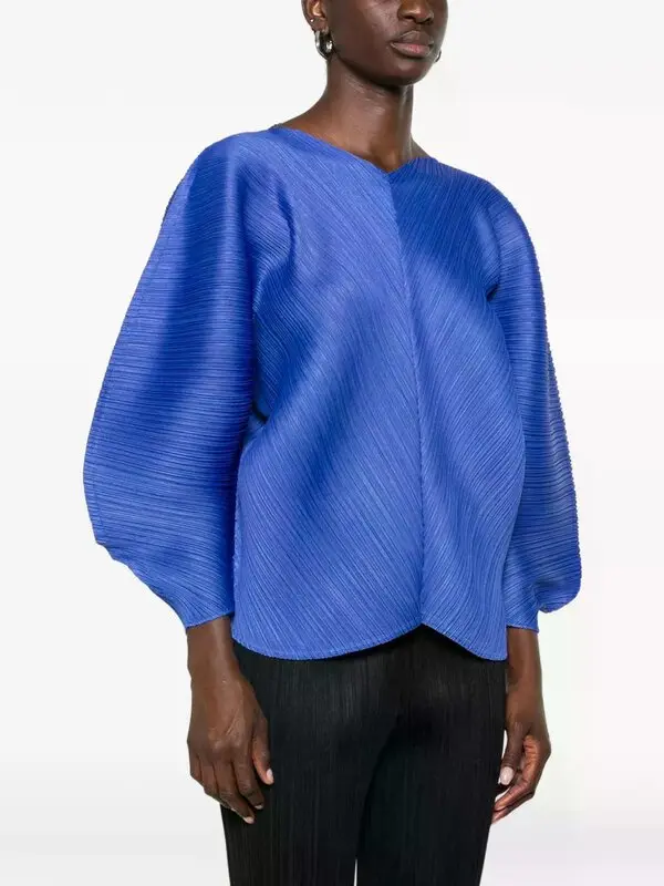 Issey Miyake Coast Pleated Top