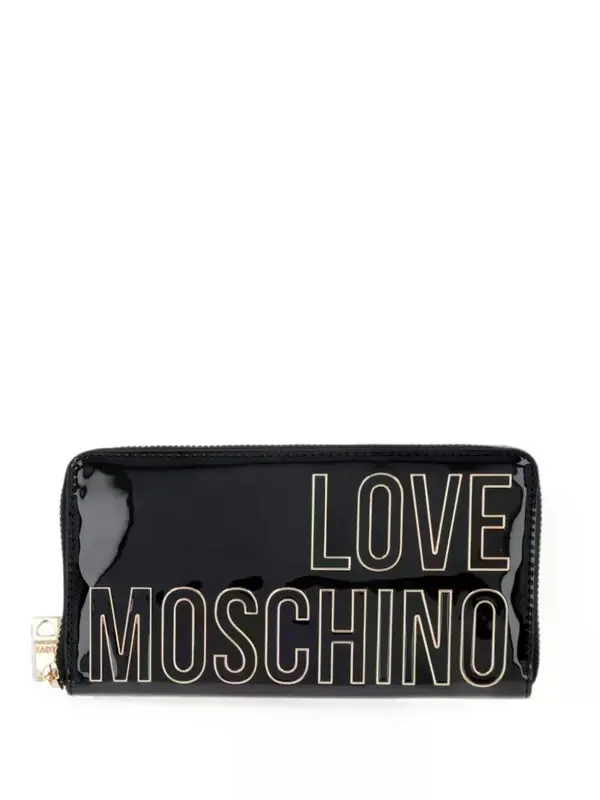 Moschino Logo Wallet - Black