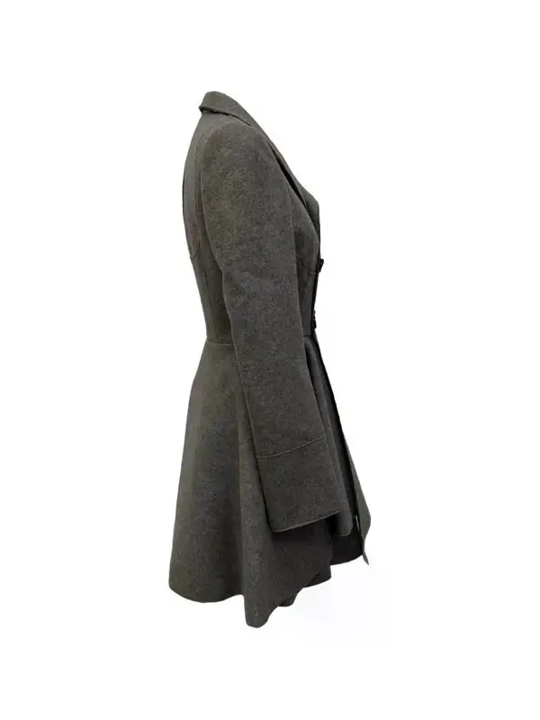 Alexander McQueen Double-breasted Flared Coat