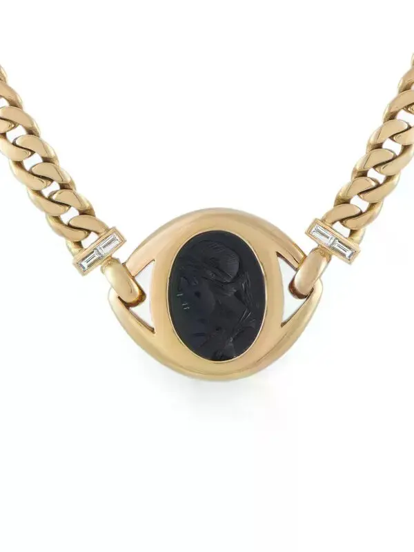 BVLGARI Intaglio Diamond Necklace