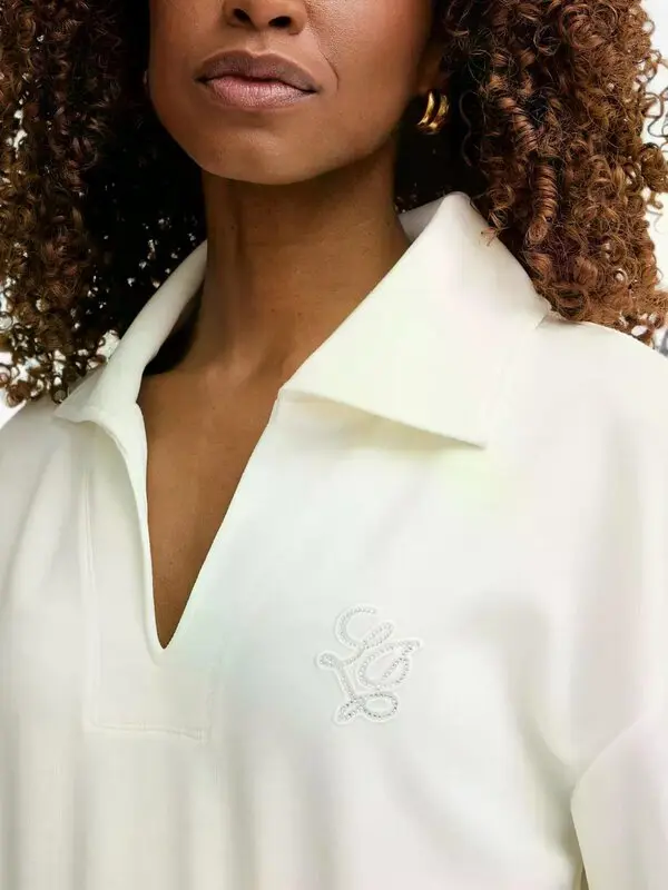 Liu Jo Logo-embroidered Mini Dress