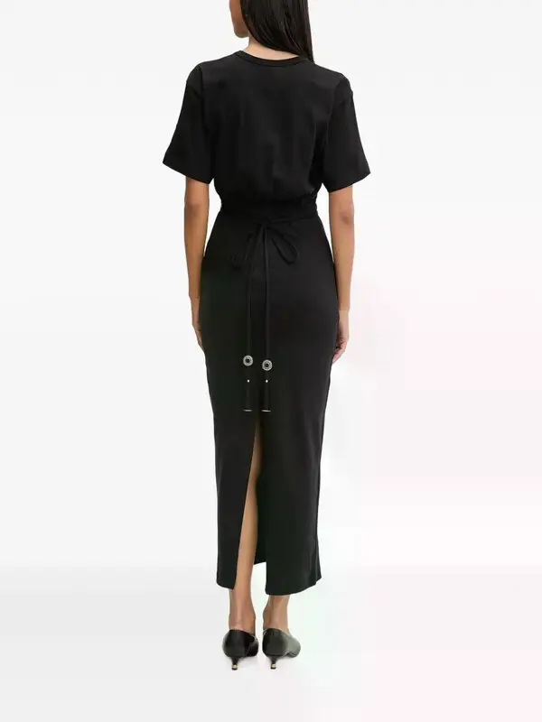 Pinko Cut-out Embellished-detail Midi Dress