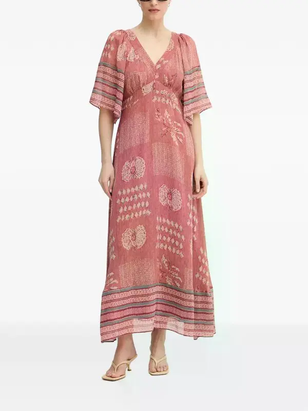 HOSS INTROPIA Ana Flared-sleeve Maxi Dress