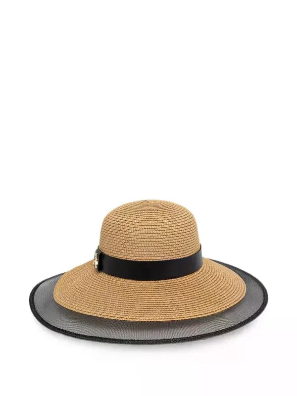 Patrizia Pepe Fly-plaque Mesh-trim Hat