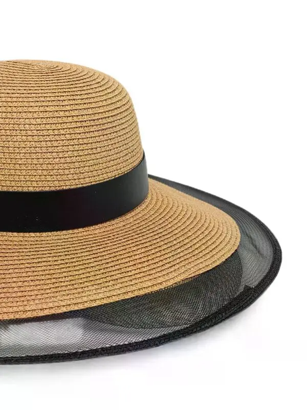 Patrizia Pepe Fly-plaque Mesh-trim Hat