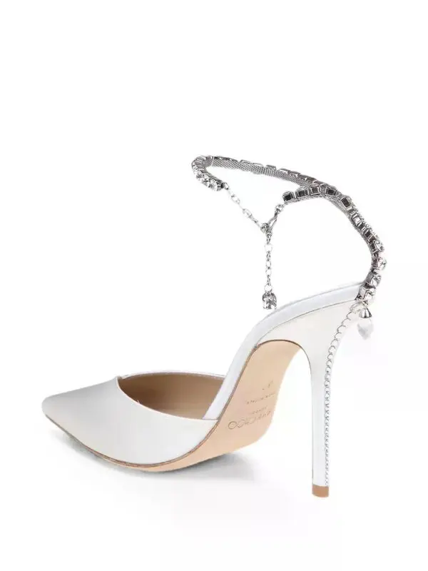 JIMMY CHOO Saeda Crystal-embellished Pumps